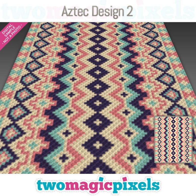 Aztec Design 2 crochet graph by Party Pie - crochet envy