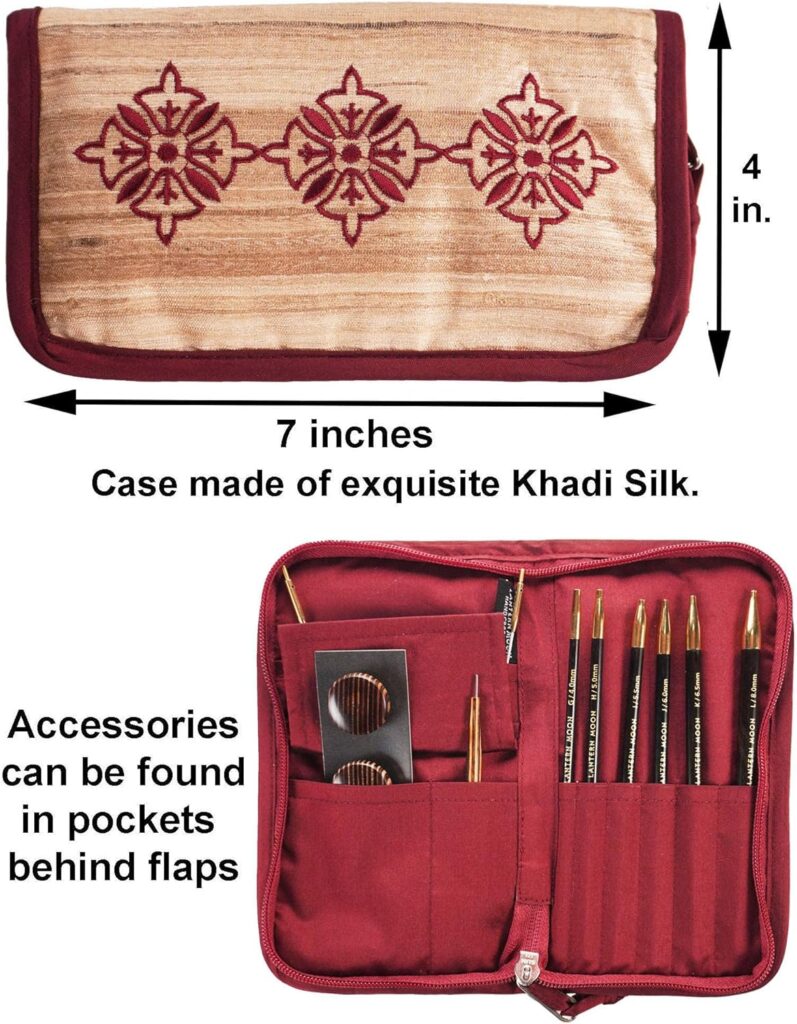 Lantern Moon Bequest 6-Inch Tunisian Interchangeable Crochet Hook Set ...
