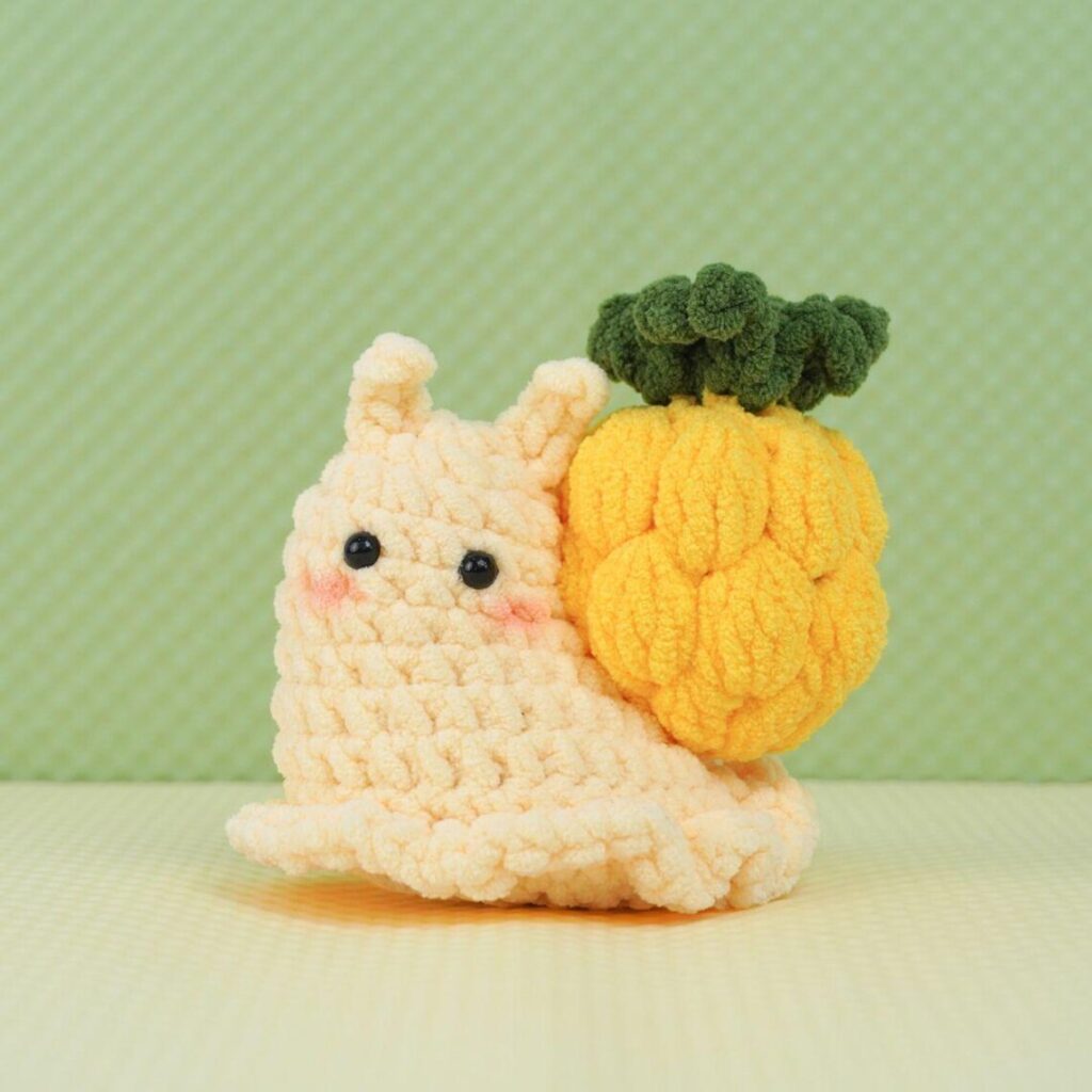 Snail Fruitsies Crochet Patterns by Elegant Purely - crochet envy