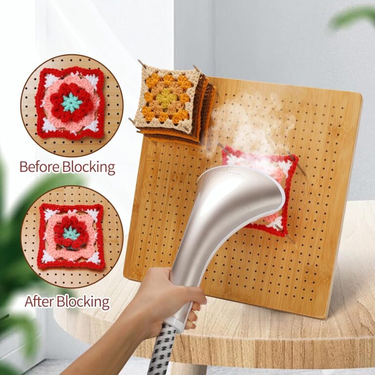 13”Crochet Blocking Board – Blocking Boards for Crochet Projects, Ideal ...