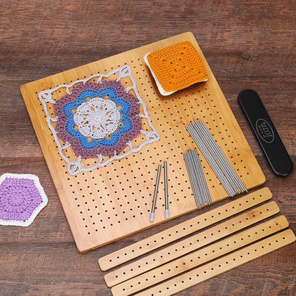 13”Crochet Blocking Board – Blocking Boards for Crochet Projects, Ideal ...