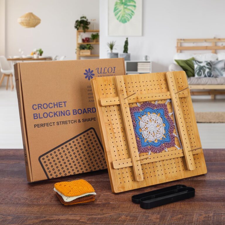 13”Crochet Blocking Board – Blocking Boards for Crochet Projects, Ideal ...