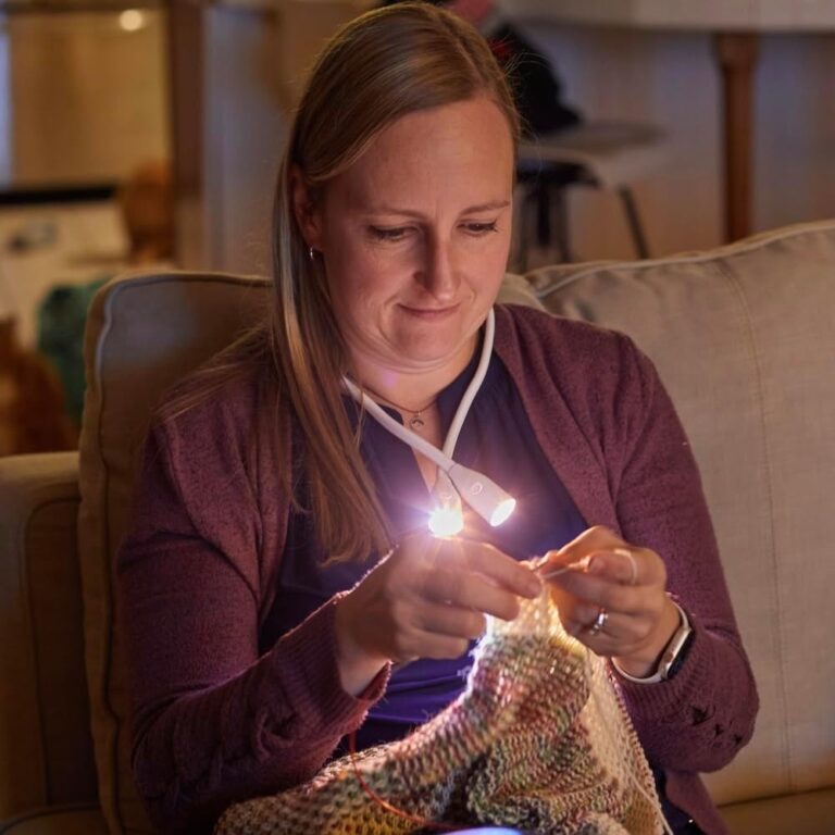 Around the Neck Crochet Light by Lumos - crochet envy