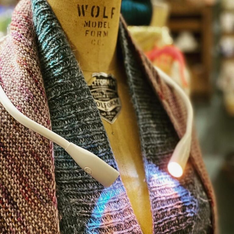 Around the Neck Crochet Light by Lumos - crochet envy