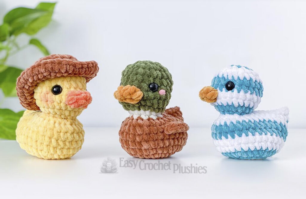 No Sew Rubber Ducky Crochet Pattern by Easy Crochet Plushies - crochet envy