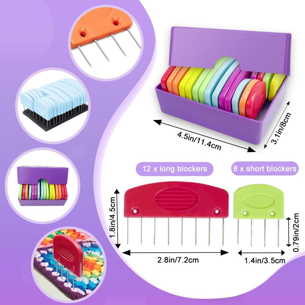 Perfect Shaping with Crochet Blocking Combs Kit
