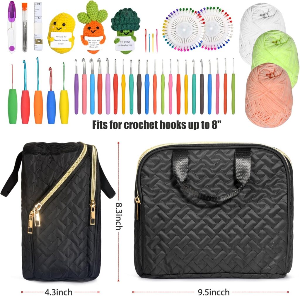 Crochet Hook Organizer Case – Store Hooks & Tools Easily from JOYYTUU ...