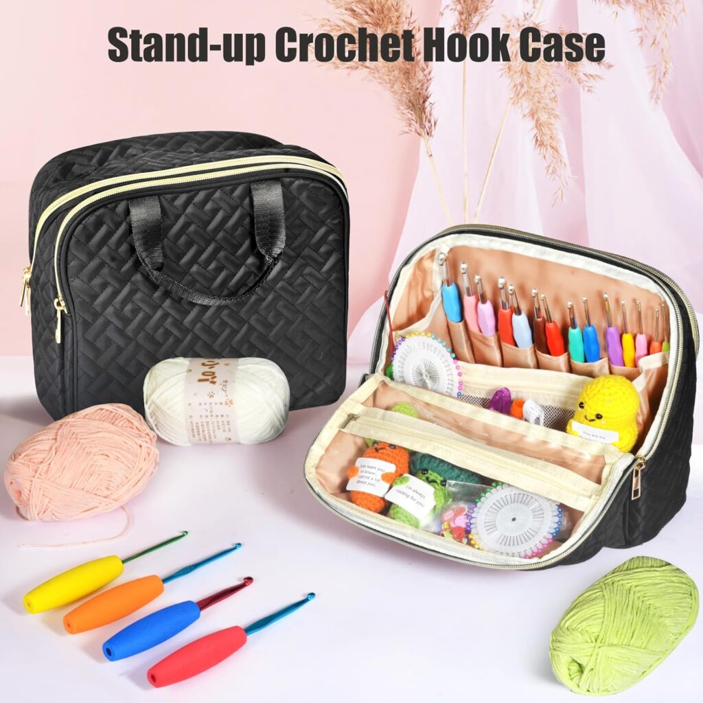 Crochet Hook Organizer Case – Store Hooks & Tools Easily from JOYYTUU ...