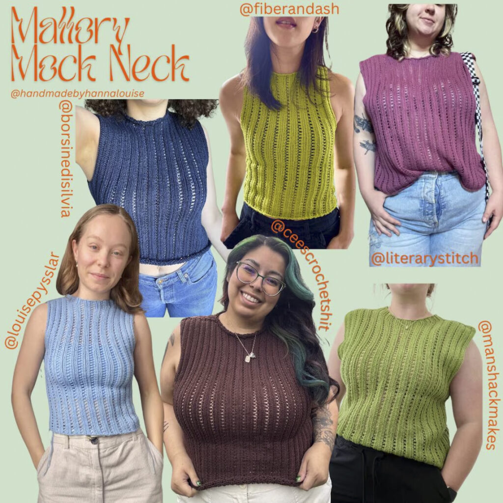 Mallory Mock Neck Crochet Pattern - crochet envy
