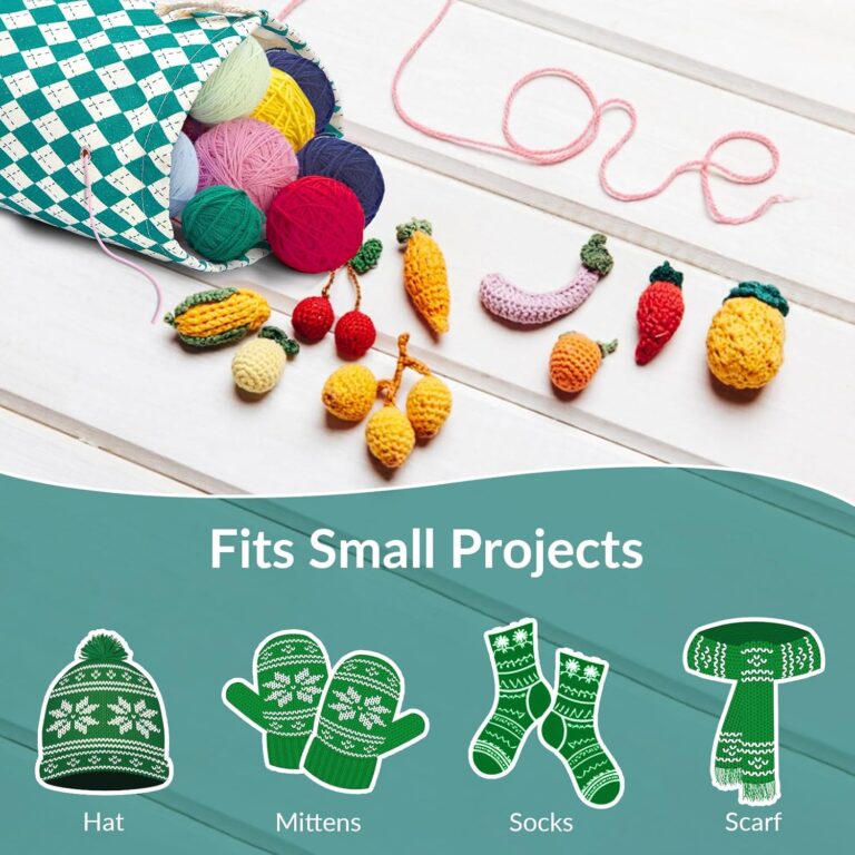 Peixty Small Yarn Bag with Two Pockets - crochet envy