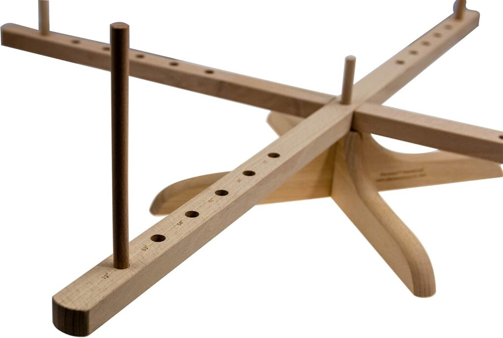 Amish Style Wooden Yarn Swift – Smooth, Sturdy Tabletop Skein Winder ...