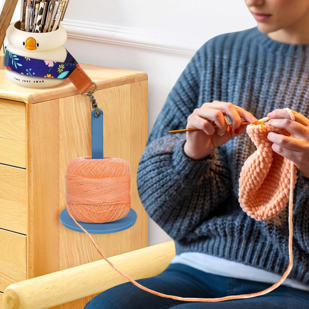 Portable Wrist Yarn Holder – Tangle-Free Crocheting On the Go - crochet ...