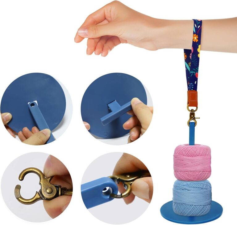 Portable Wrist Yarn Holder – Tangle-Free Crocheting On the Go - crochet ...