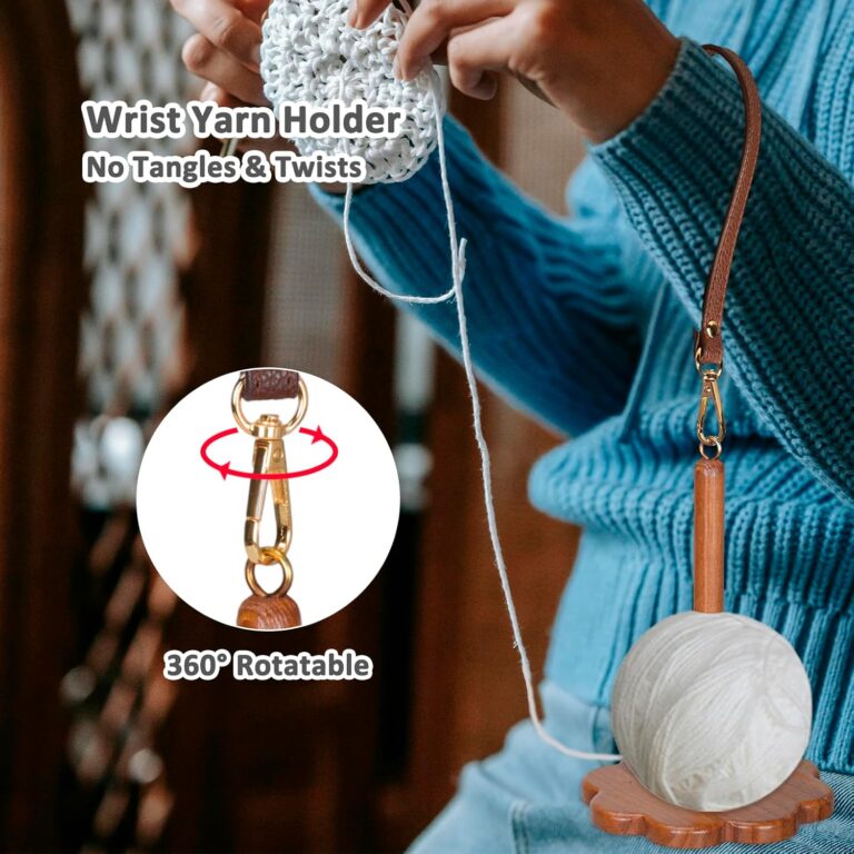 Portable Yarn Spool | Tangle-Free Yarn Holder - crochet envy
